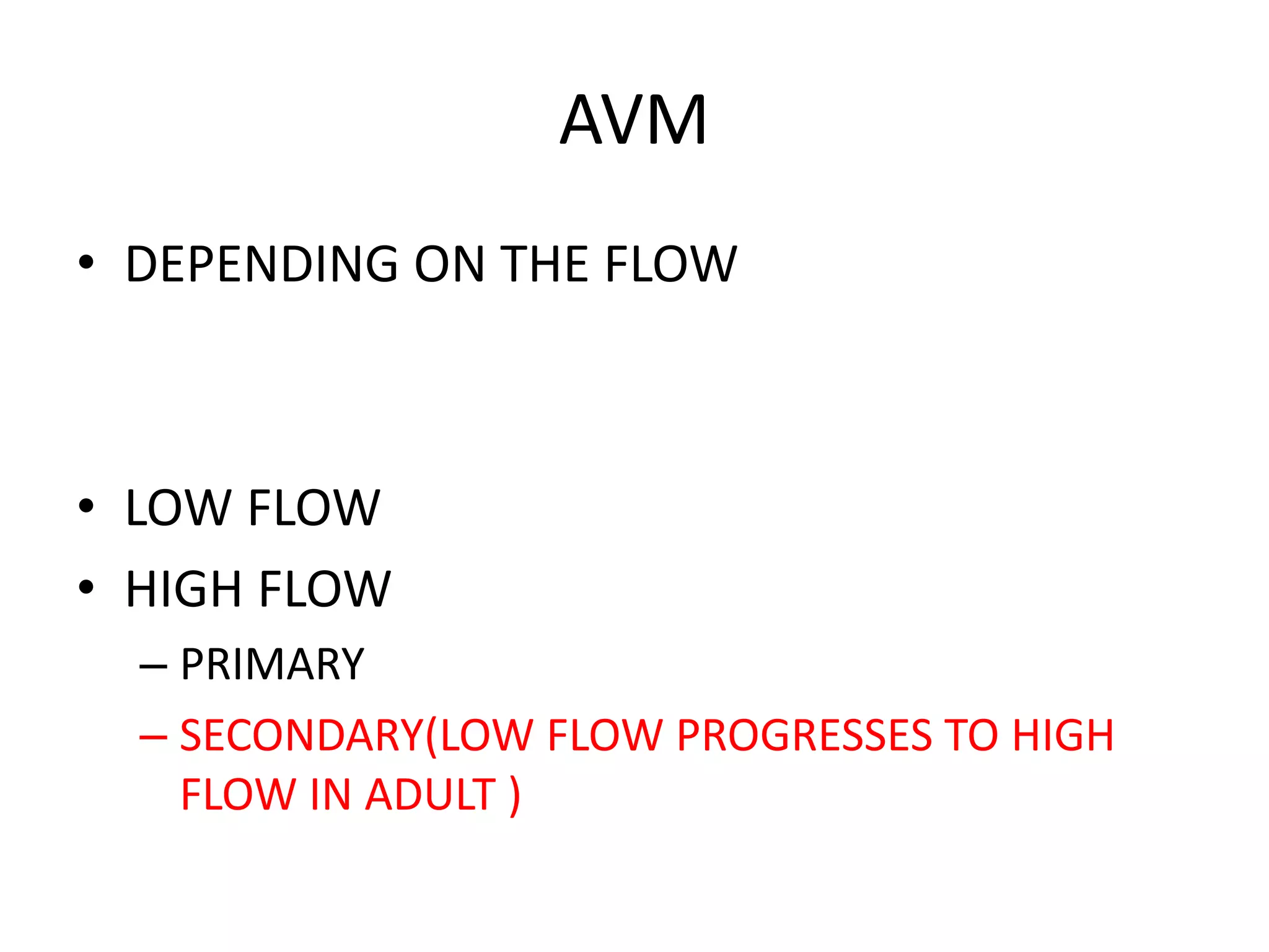 Arterio venous malformation(avm) | PPTX