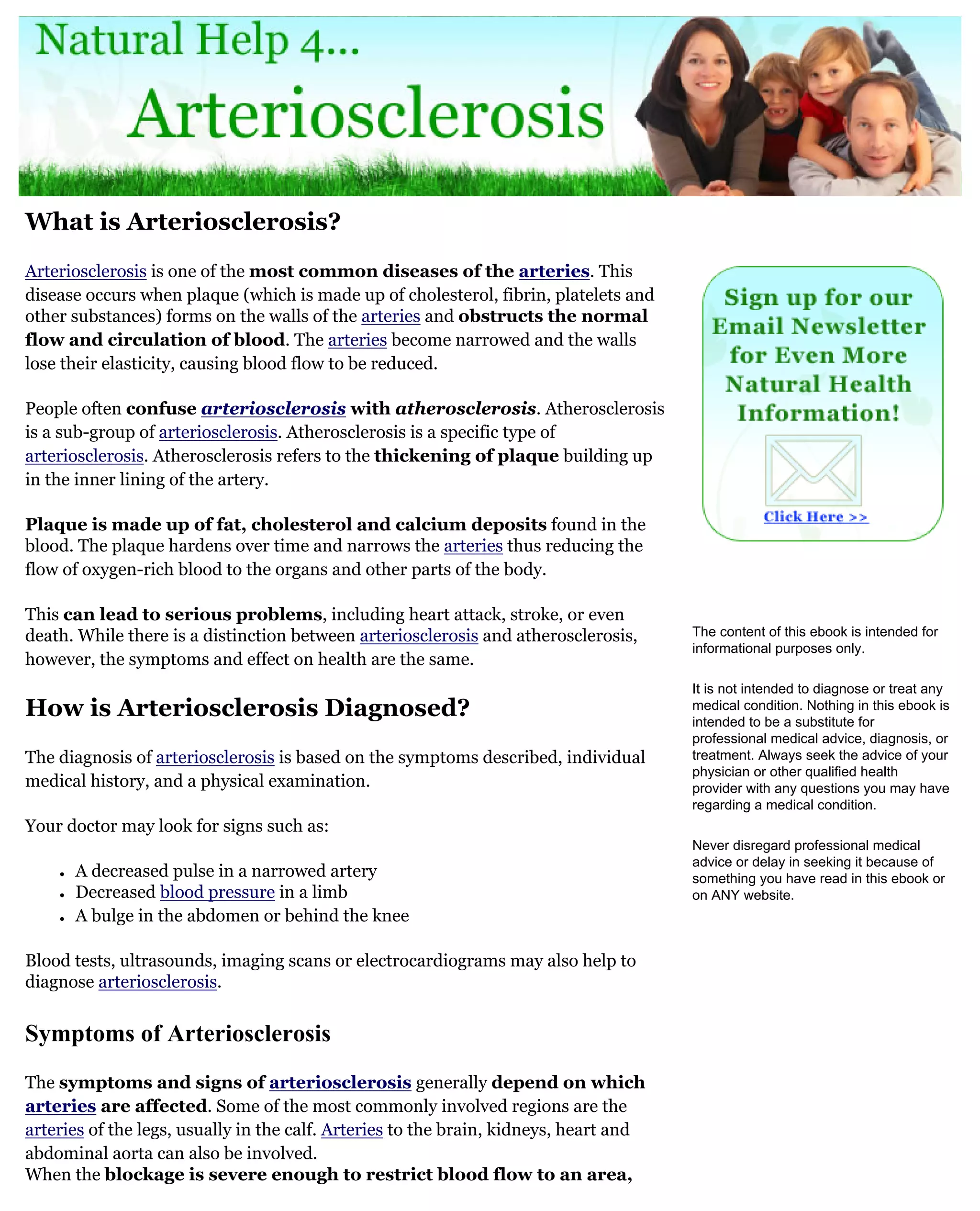 Arteriosclerosis | PDF