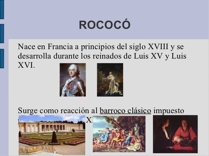 1000+ images about ESTILOS BARROCO Y ROCOCO on Pinterest | Rococo ...