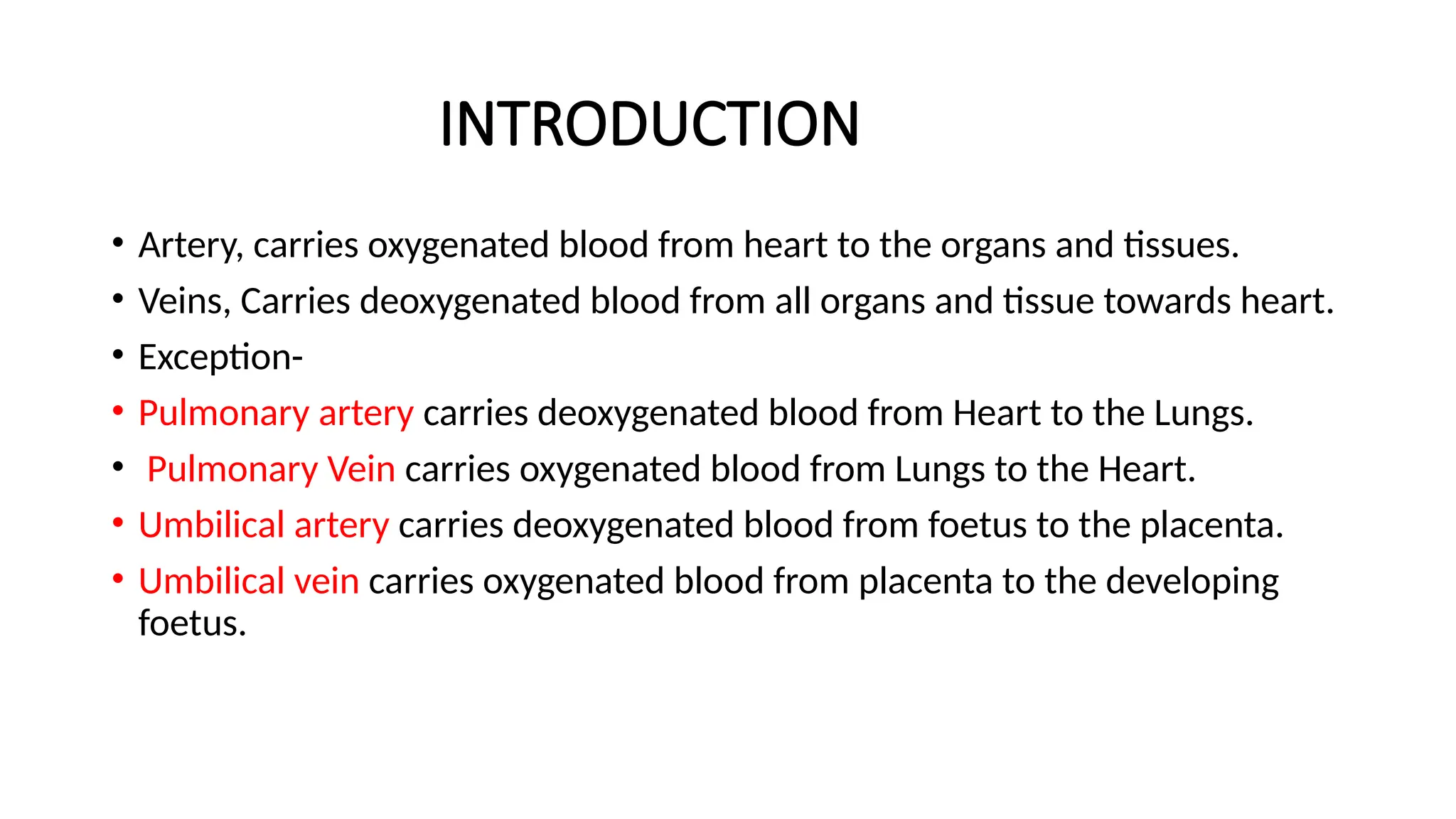 Description of Artery and Vein with its Applied Anatomy | PPTX