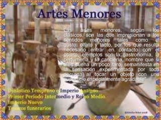 Artes menores | PPTX