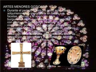 Artes menores | PPTX