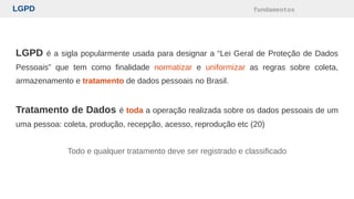 LGPD Lei Geral de Proteção de Dados Pessoais | PDF