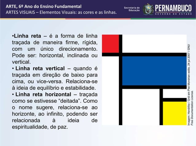 ARTES VISUAIS – Elementos Visuais as cores e as linhas.ppt
