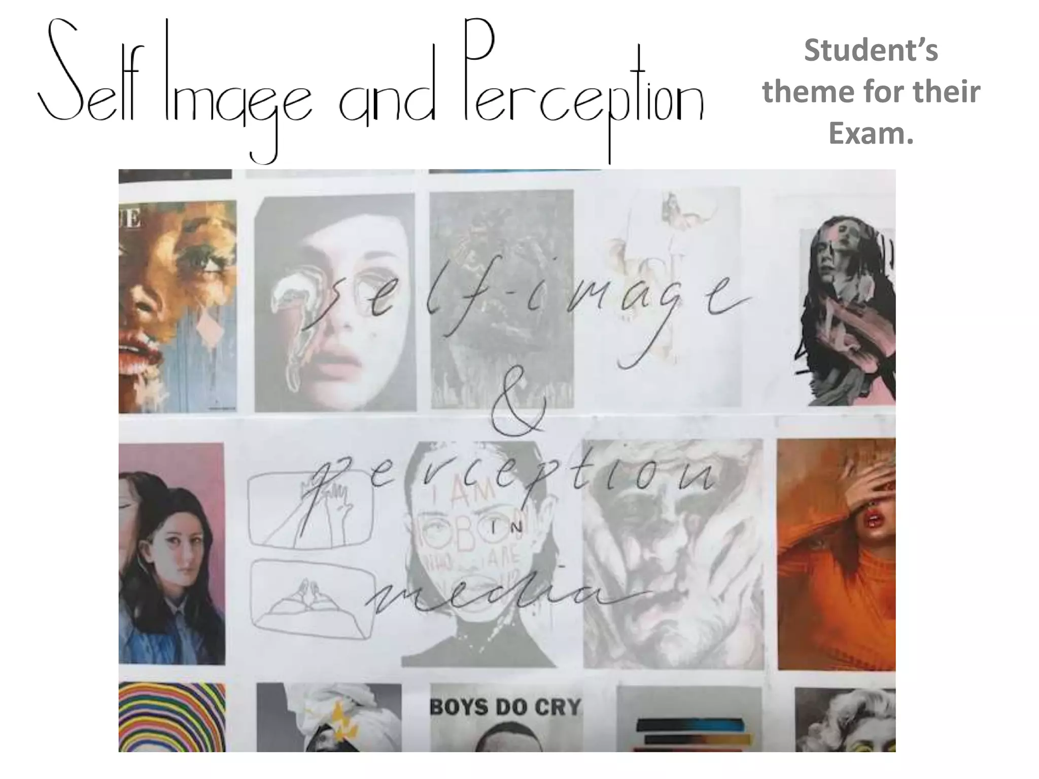 Art exam project example and guide through the boards | PPTX