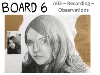 Art exam project example and guide through the boards | PPTX