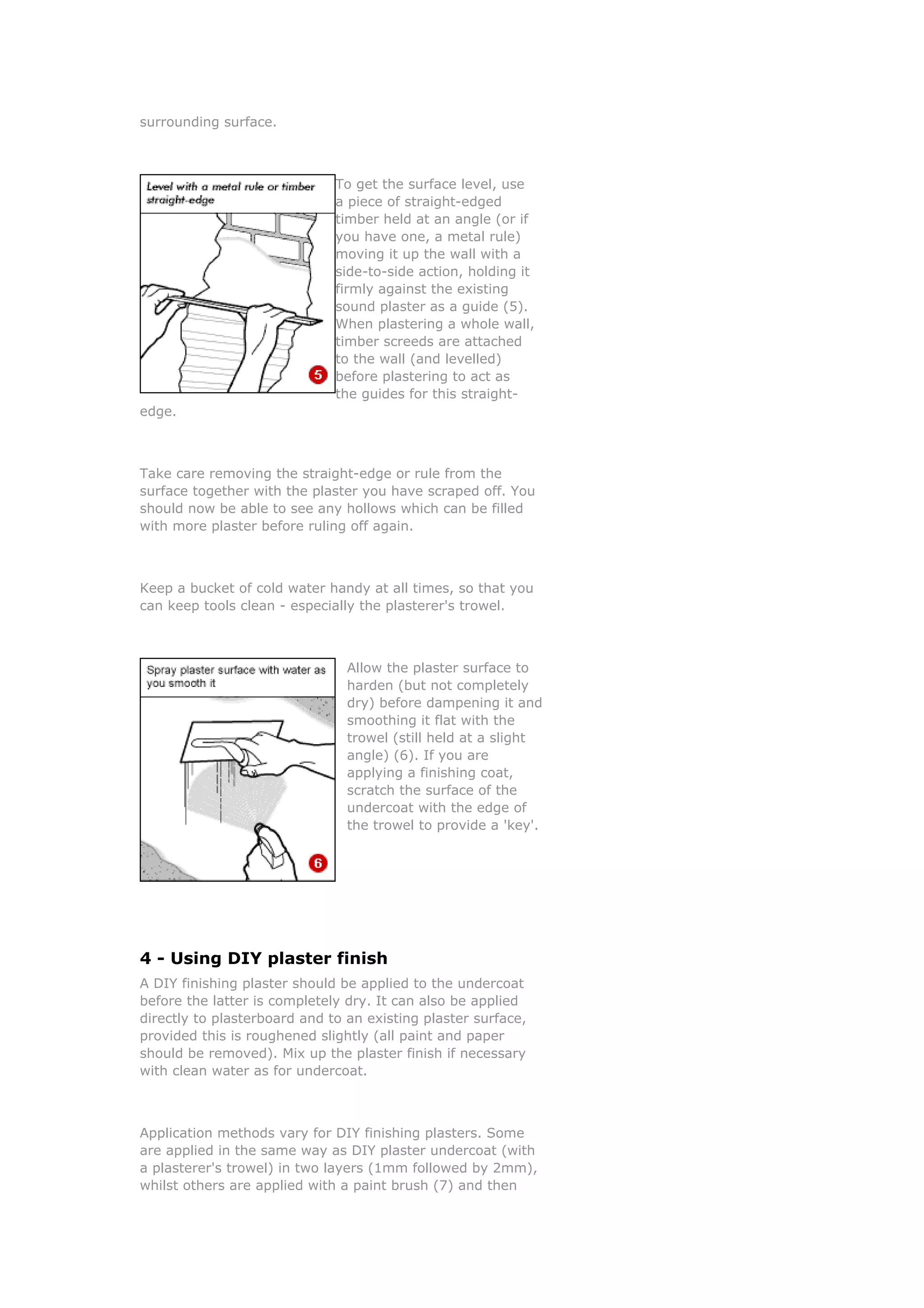 Artex and plaster | PDF