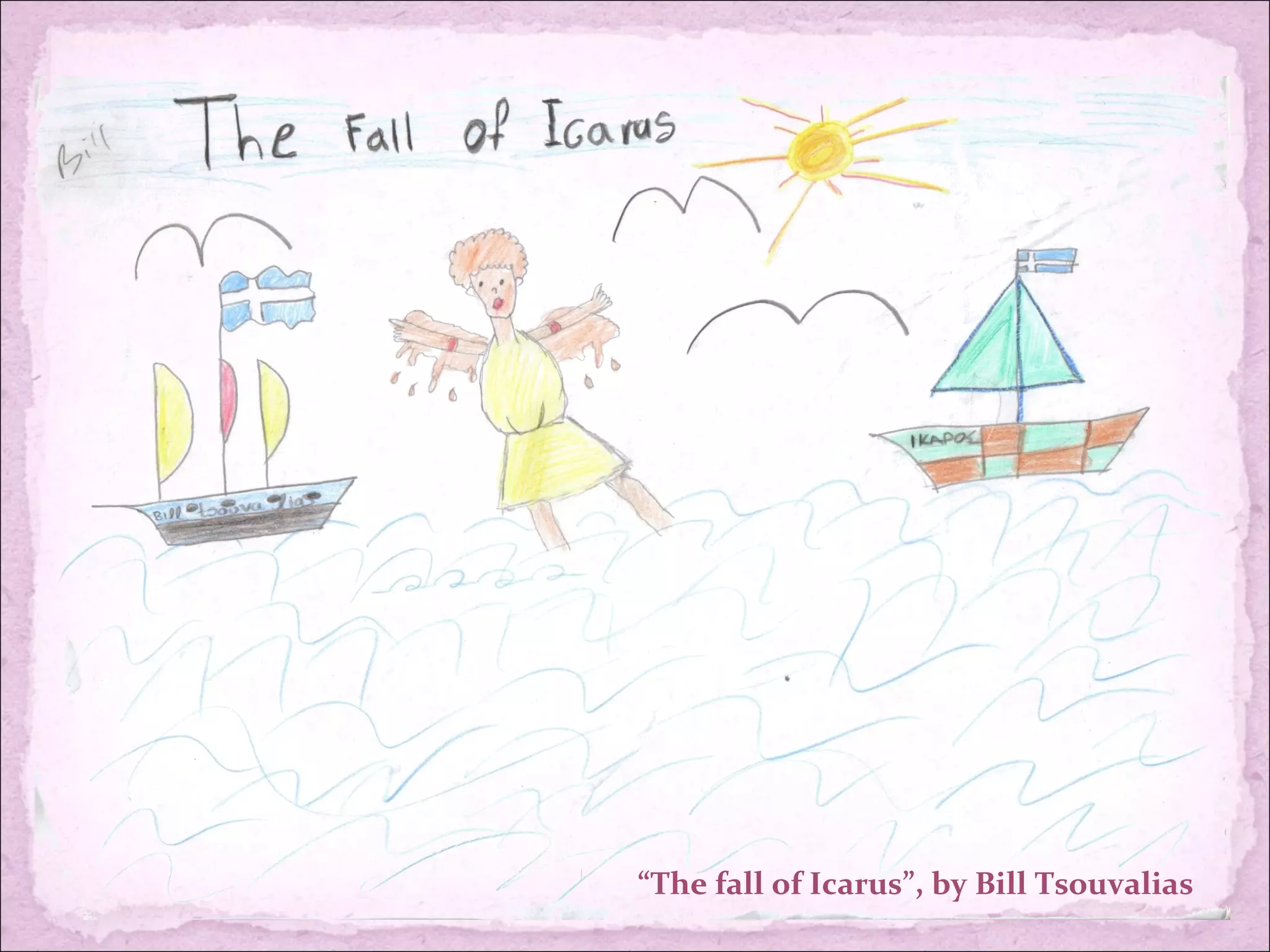 Art exhibition - The Fall of Icarus | PPT