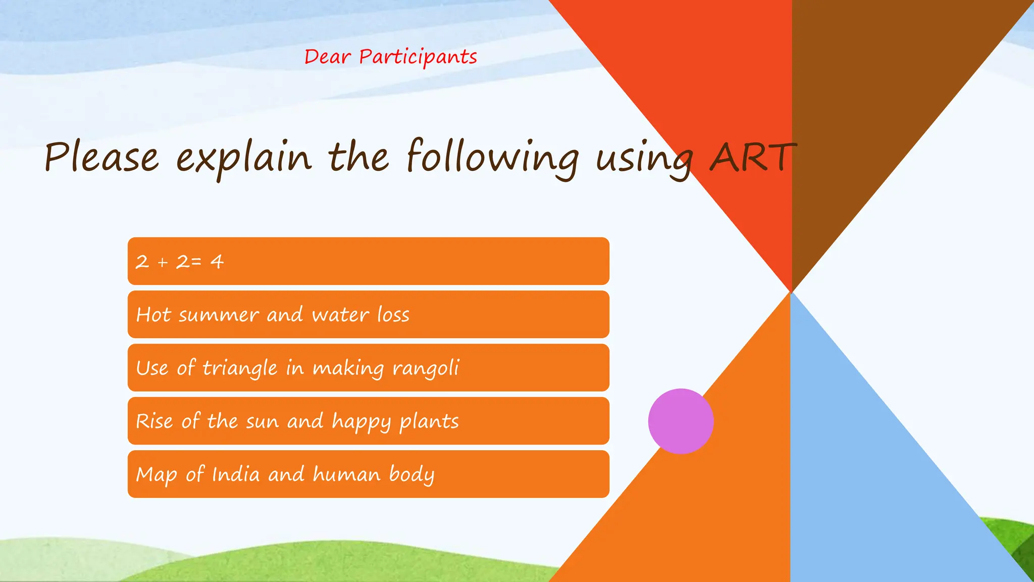 ART integrated learning .PPT art as a medium to teach and learn. | PPTX