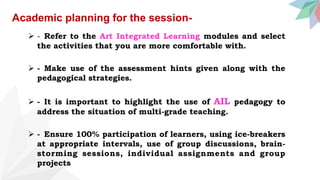 ART integrated learning .PPT art as a medium to teach and learn. | PPTX