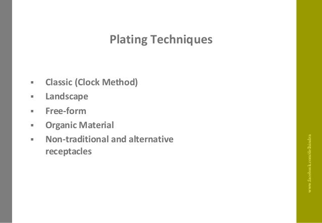 Food Plating: www.chefqtrainer.blogspot.com