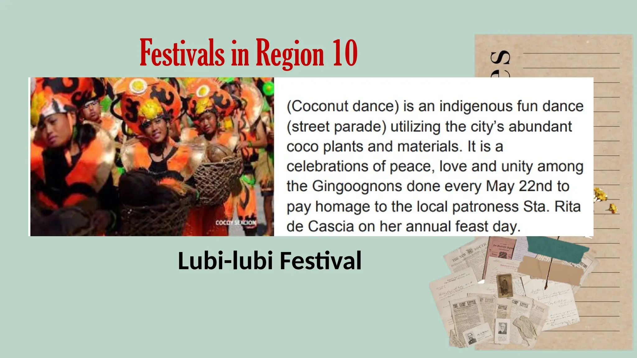 ART FORMS FROM REGION 10 Module 5. Arts from Region 10 - Grade 11 ...