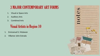 ART FORMS FROM REGION 10 Module 5. Arts from Region 10 - Grade 11 ...