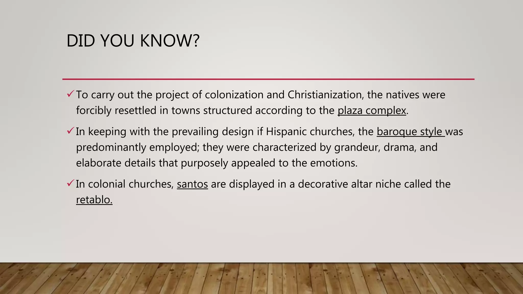 Art Forms in the Philippines during the Spanish Colonization | PPTX
