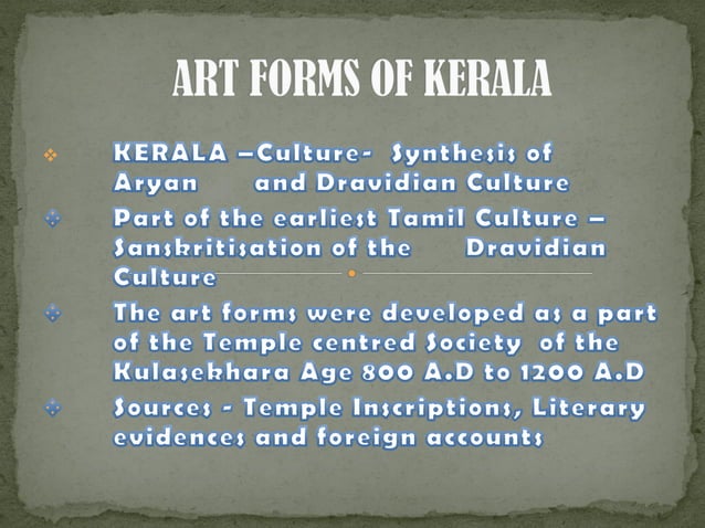 ART FORMS OF KERALA: TRADITIONAL AND OTHERS | PDF