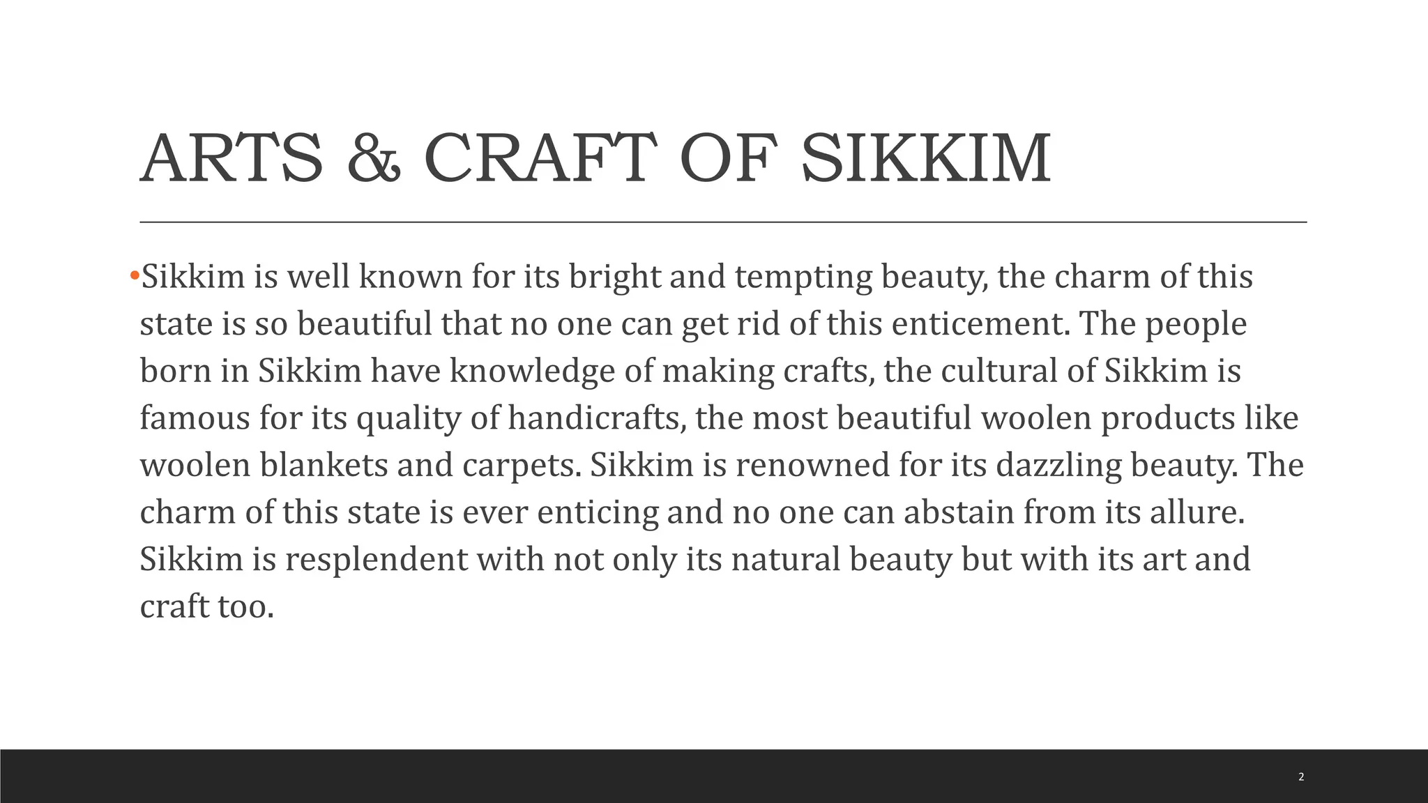 Art Forms of SIKKIM GROUP 3.pptx