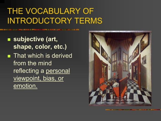 Art fundamentals ch01 introduction part 1 7-10-2017 | PPT