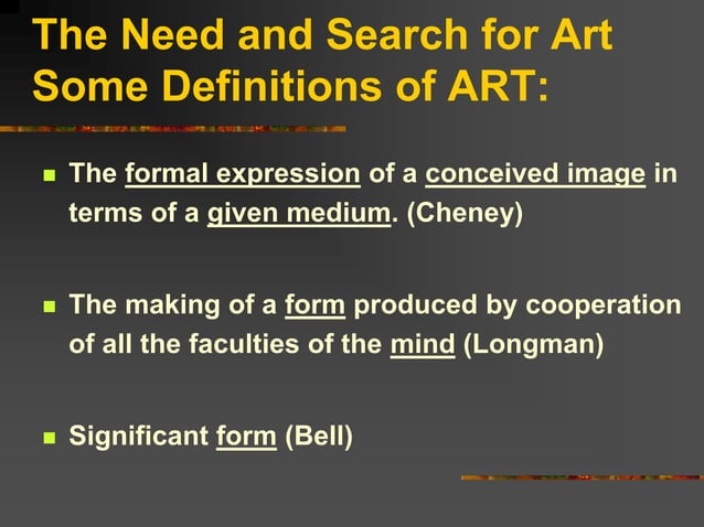 Art fundamentals ch01 introduction part 2 14-10-2017 | PPT