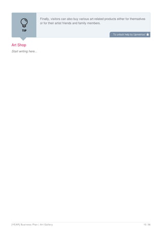 art gallery business plan example | PDF