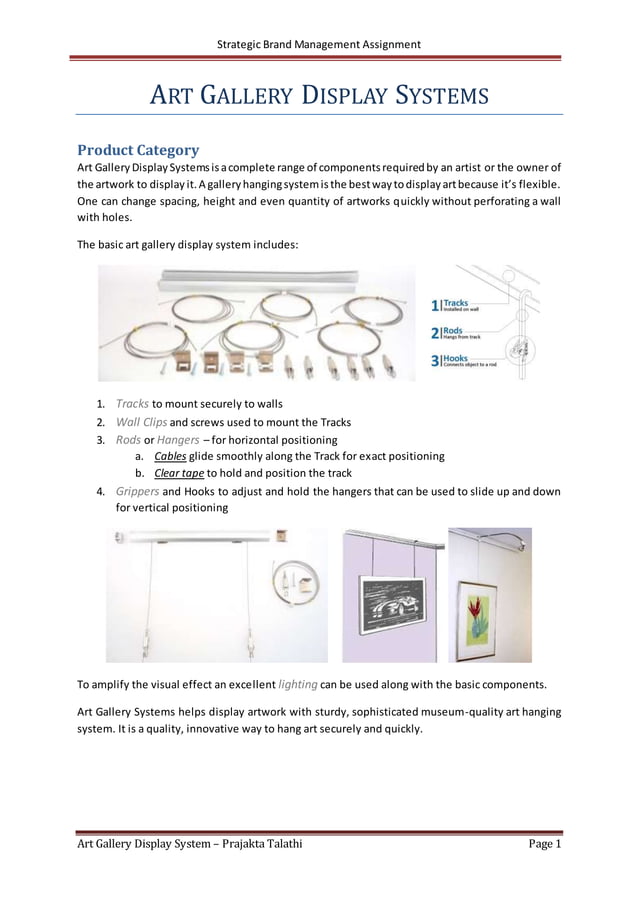 ART GALLERY DISPLAY SYSTEM | PDF