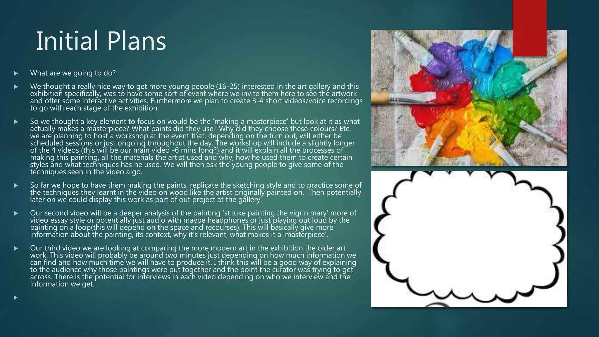 Art gallery project research | PPTX