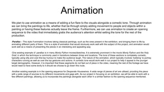 Art gallery research | PPTX