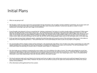 Art gallery research proper | PPT