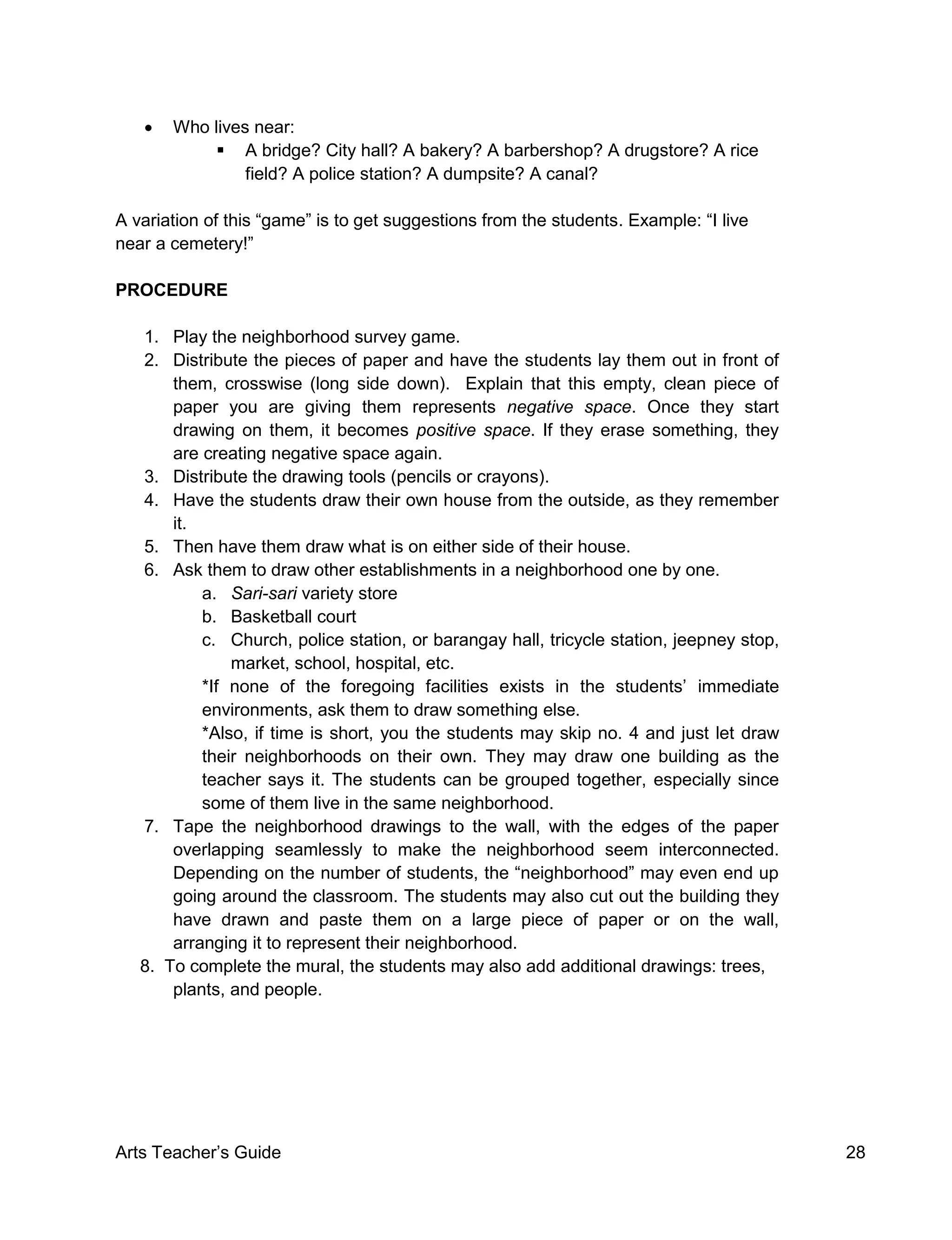 Art gr.1 teacher's guide (q1&2) | PDF