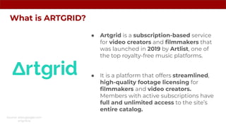 Artgrid | PDF | Video Software | Computer Software and Applications