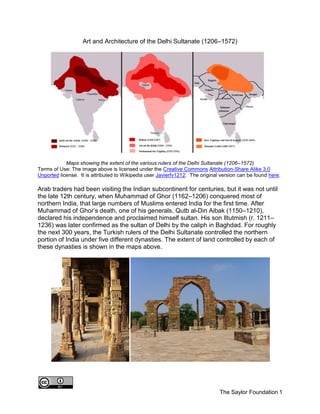 Arth303 delhi sultanate-final | PDF