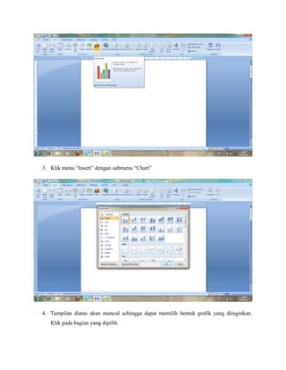 Grafik & Chart dan Prosedur Aplikasinya Ms Word | DOC