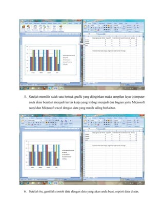 Grafik & Chart dan Prosedur Aplikasinya Ms Word | DOC