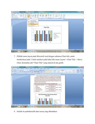 Grafik & Chart dan Prosedur Aplikasinya Ms Word | DOC