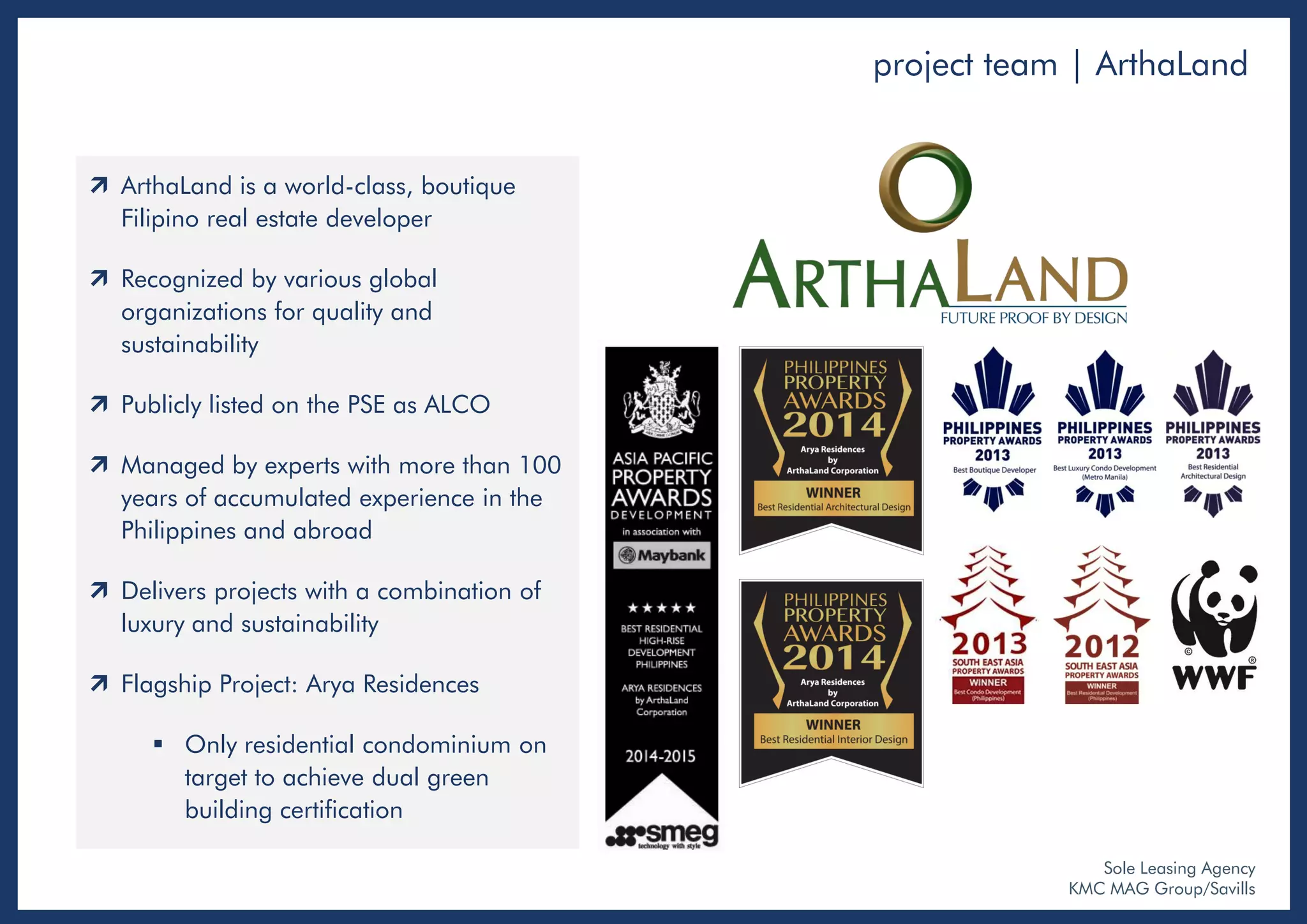 ArthaLand Tower Building Presentation | PDF