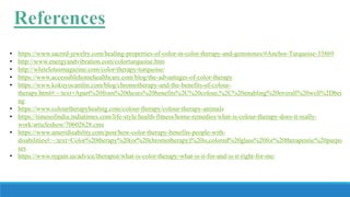 Art & Health chromology | PPTX | Holistic Health | Alternative Medicine