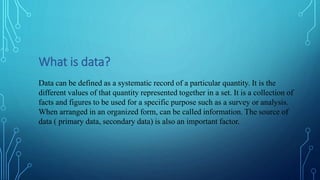 Data and its Types | PPT