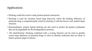 Molecular docking and it application ... | PDF