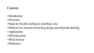 Molecular docking and it application ... | PDF