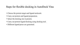 Molecular docking and it application ... | PDF
