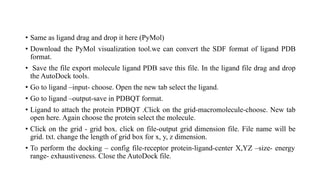 Molecular docking and it application ... | PDF