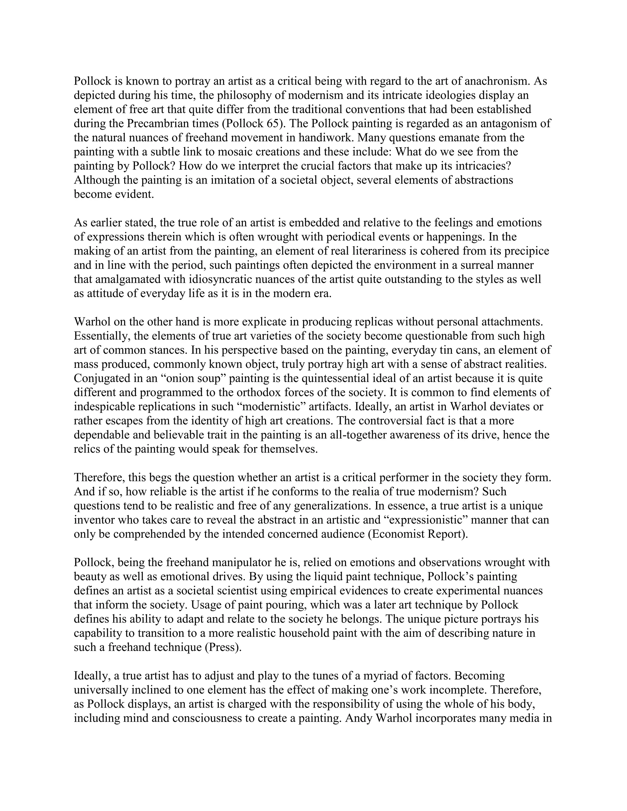 Art history 20th century modern art | PDF