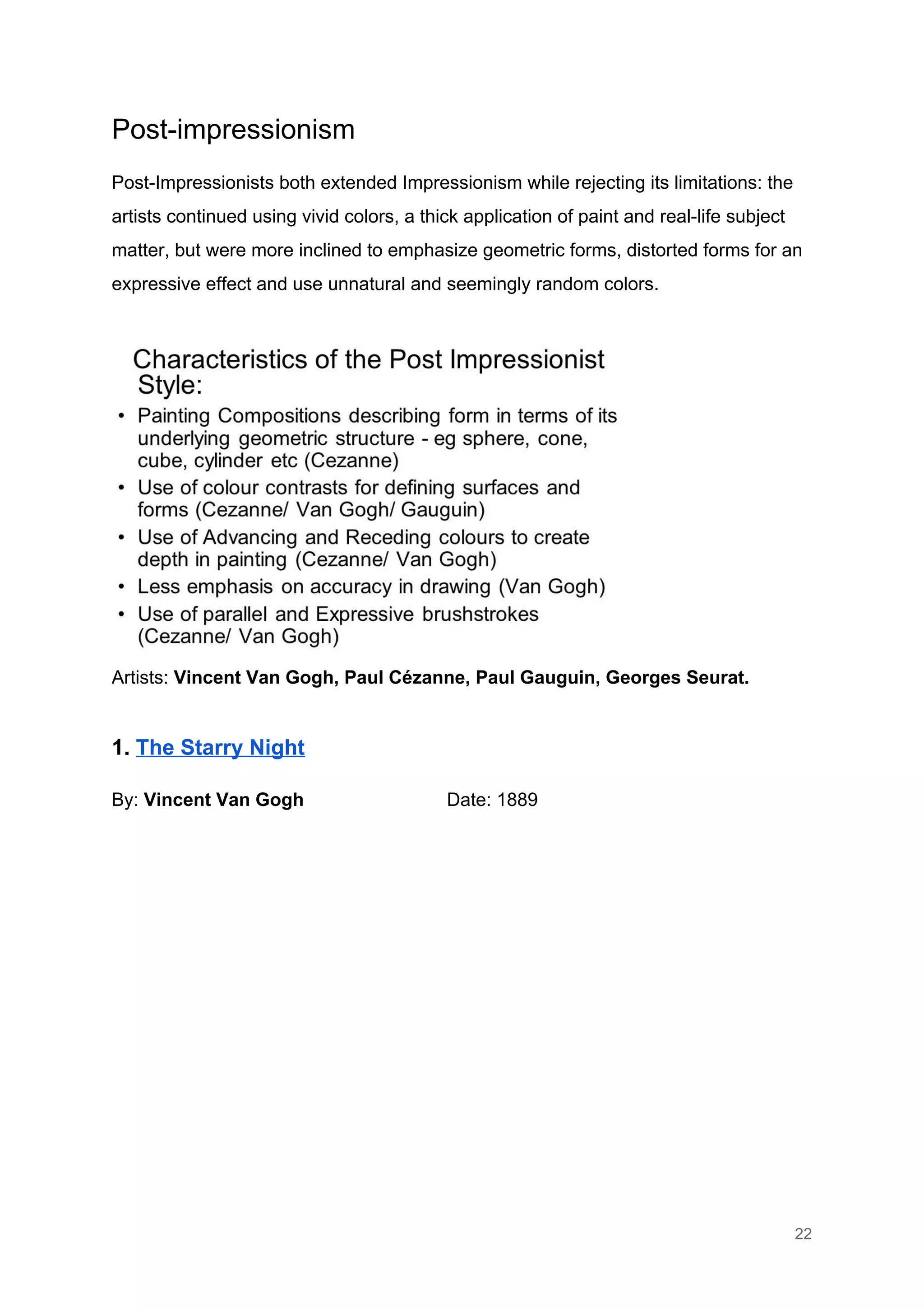 Art history - Study Notes | PDF