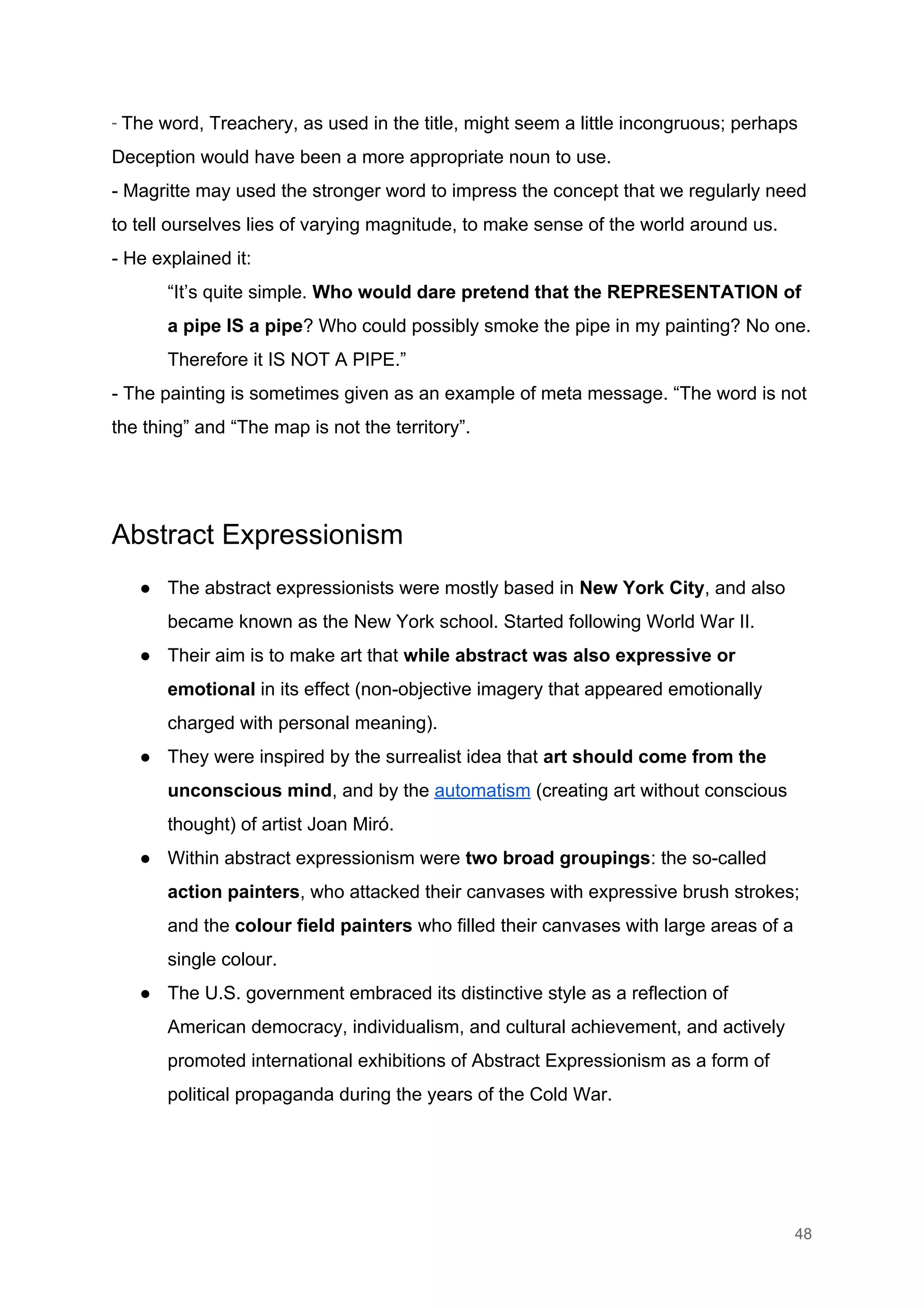 Art history - Study Notes | PDF