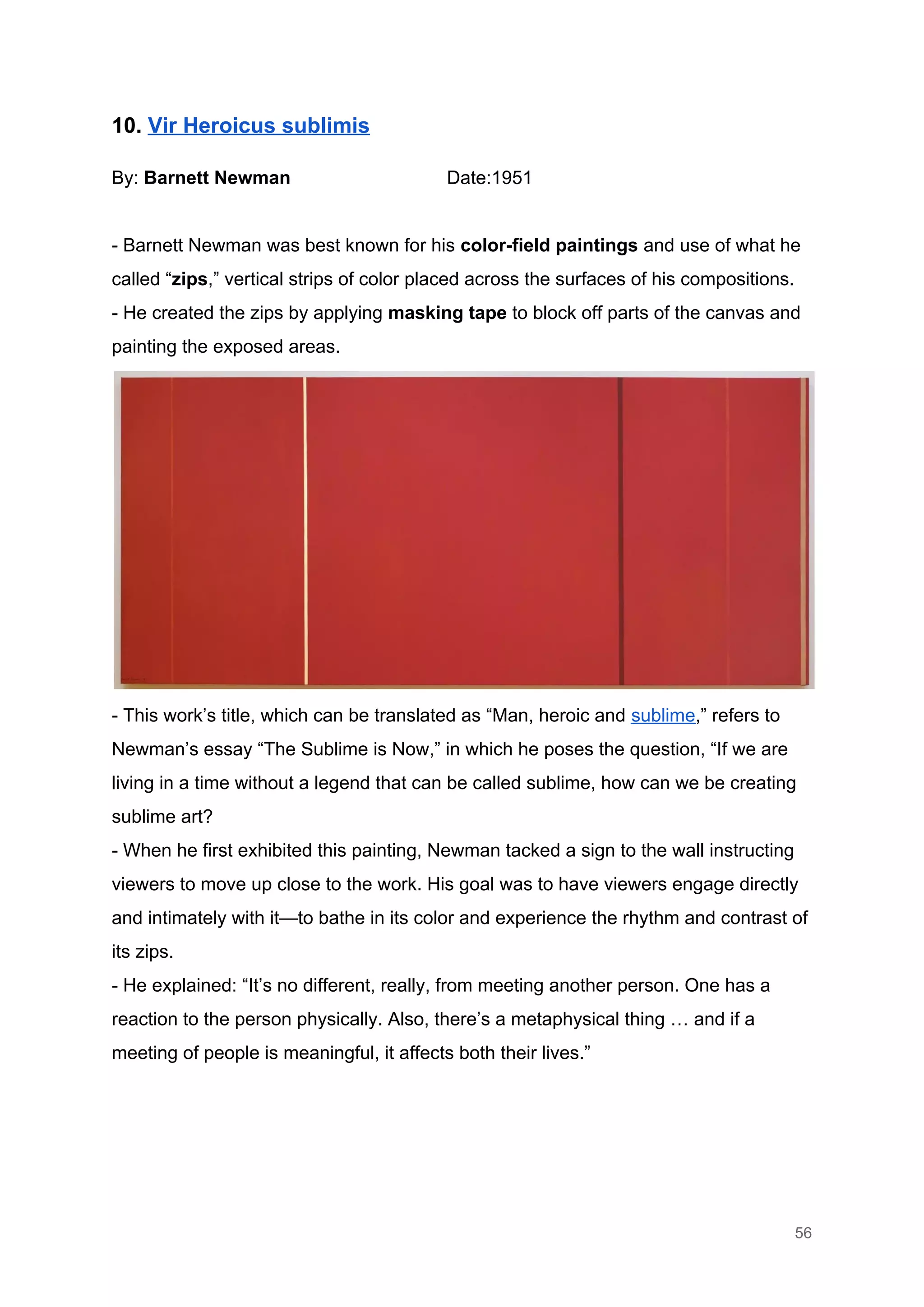 Art history - Study Notes | PDF