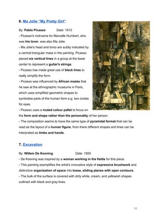 Art history - Study Notes | PDF