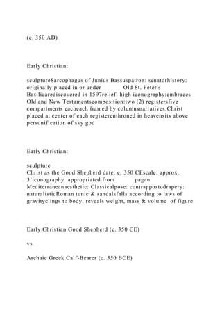 Art History 131Early ChristianMap of Early Chris.docx