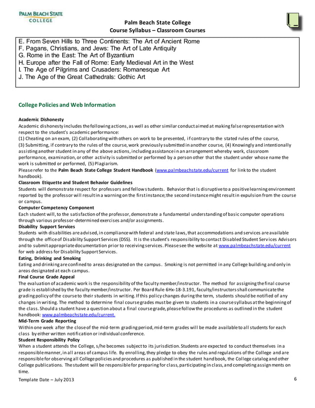 Art History 1 syllabus | DOCX | Design | Fine Art