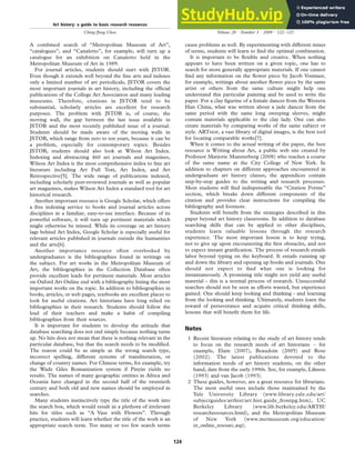 Art History A Guide To Basic Research Resources | PDF