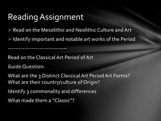 Art History Ancient Art Lecture 2 | PPT