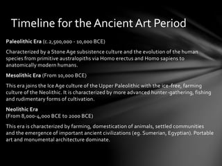 Art History Ancient Art Lecture 2 | PPT